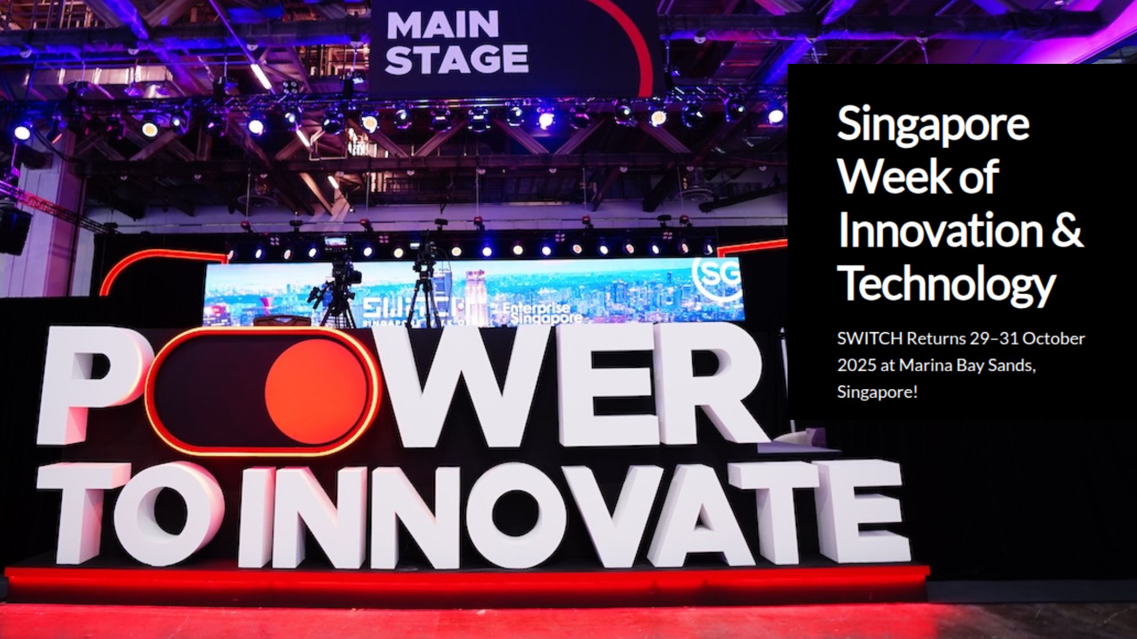 From Ideas to Impact — Experience SWITCH Singapore 2025